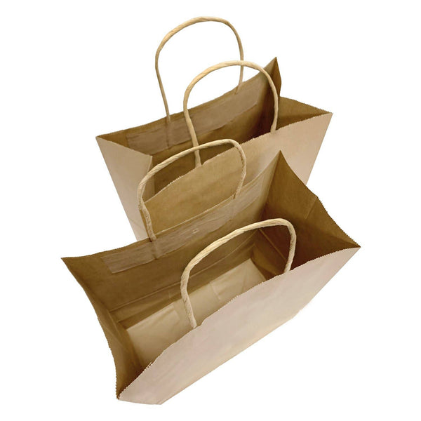 Debbie 10x5x13 Kraft Paper Bag Twisted Handle: 100 bags - $0.43/pc ...